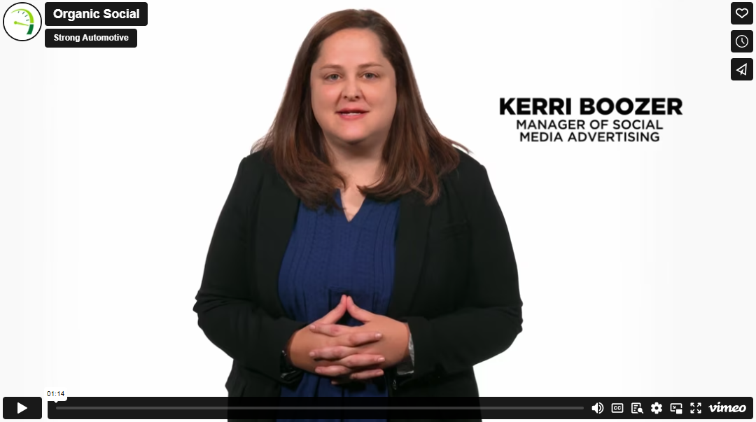 Organic Social - Strong Automotive